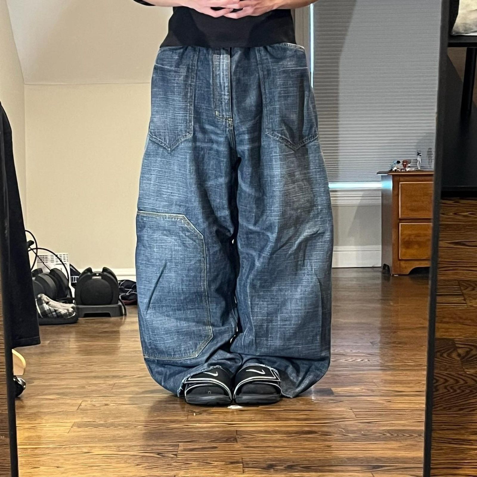 JNCO × Sean John × Streetwear vintage rare 2000s ultra baggy wide leg ...