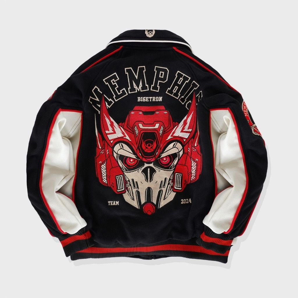Varsity Jacket VARSITY BIGETRON X MEMPHIS PREMIUM | Grailed