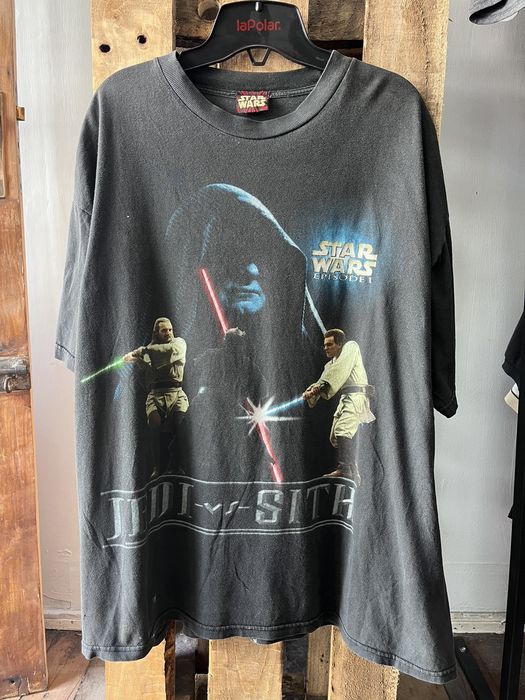 Vintage Vintage 90s star wars episode 1 jedi vs sith t shirt | Grailed