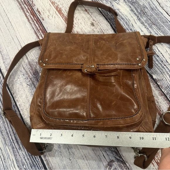 The Sak The SAK Tan Leather Backpack Satchel | Grailed