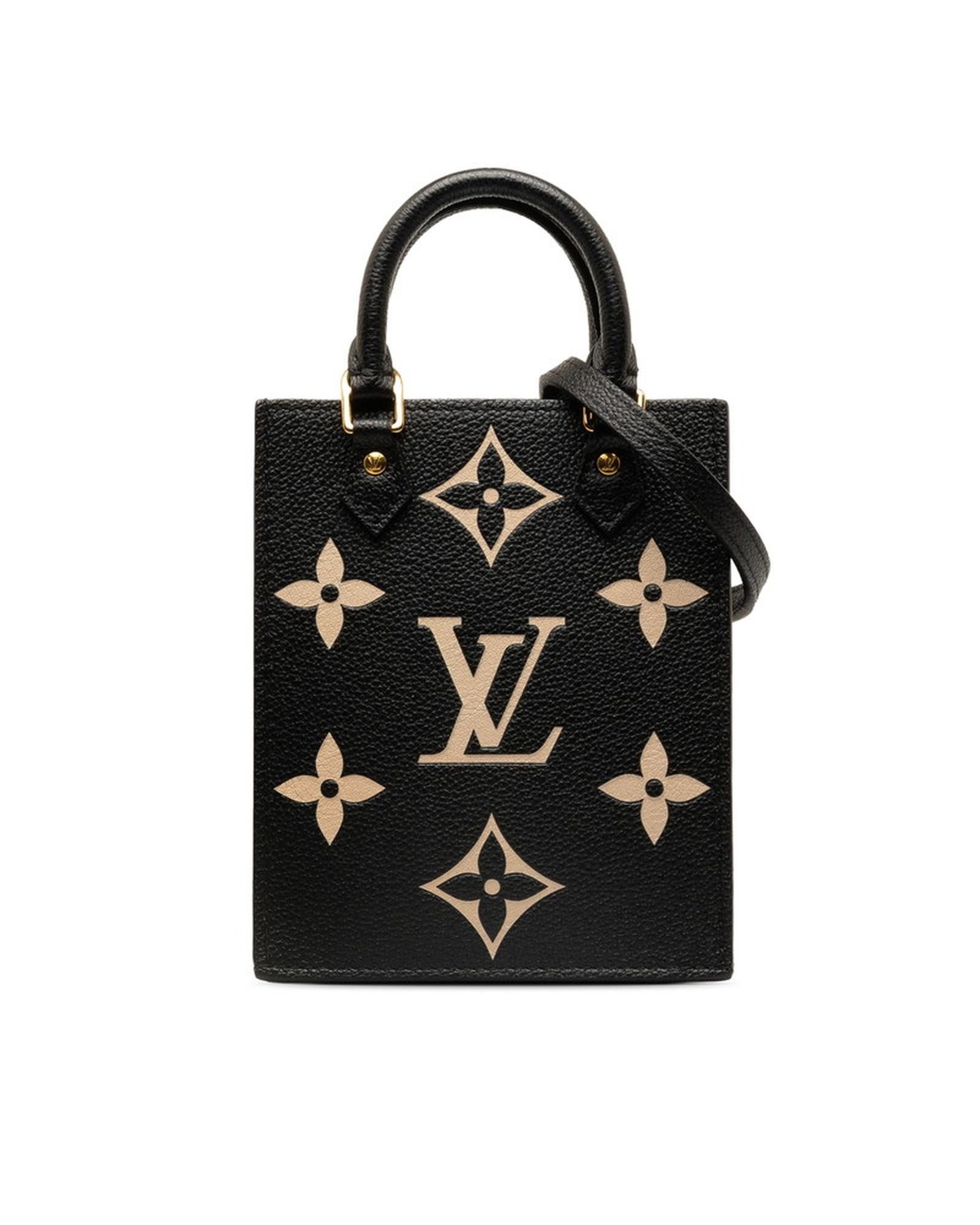 Louis Vuitton Black Monogram Empreinte Leather Shoulder Bag | Grailed