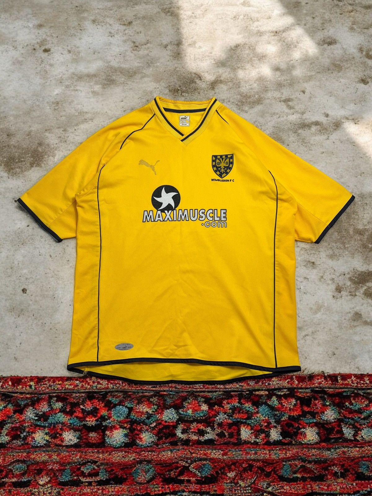 Puma × Soccer Jersey × Vintage 2001 2002 WIMBLEDON AWAY KIT SOCCER ...