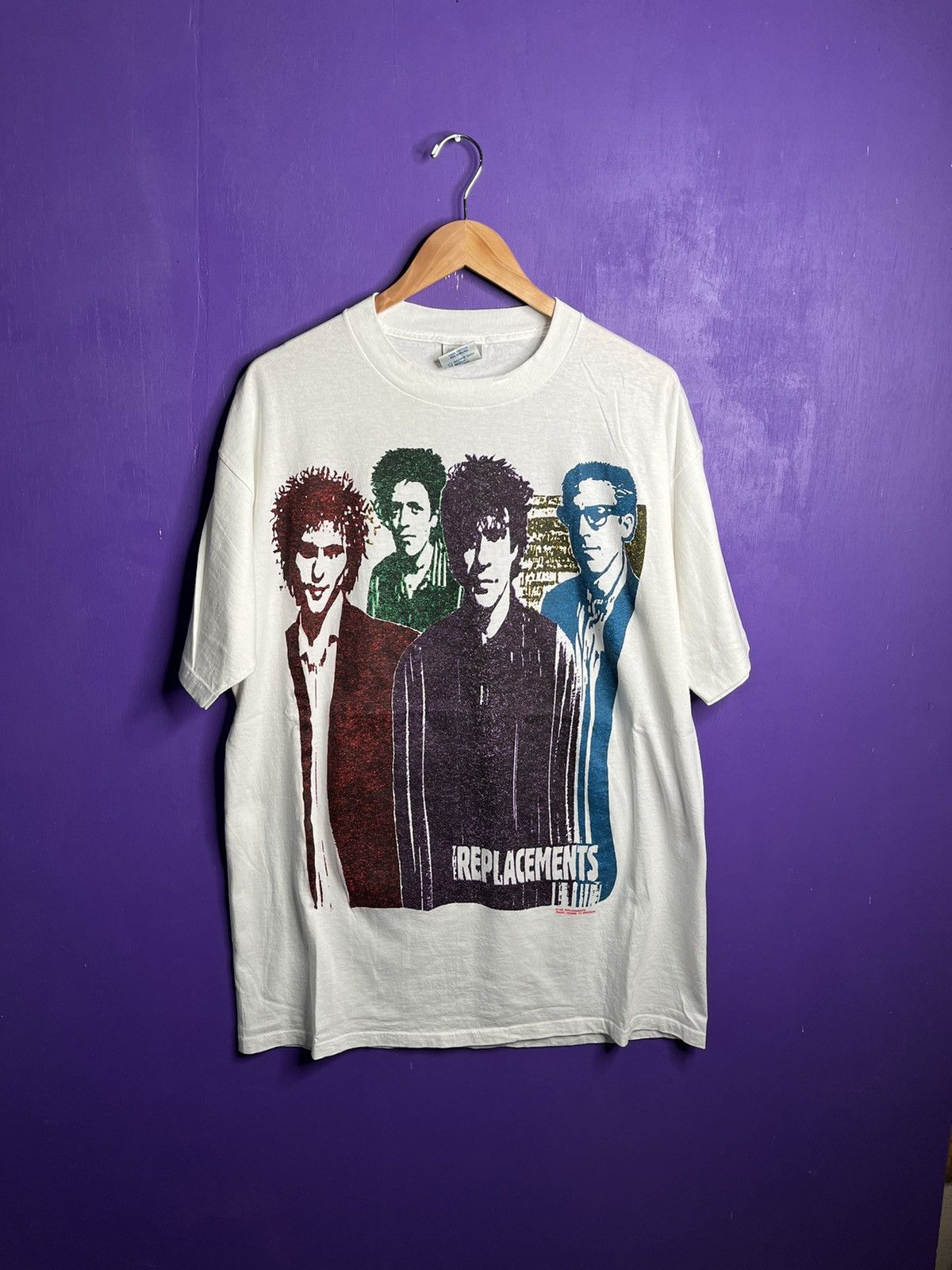 Band Tees × Tour Tee × Vintage Vintage 1991 The replacements band tour ...