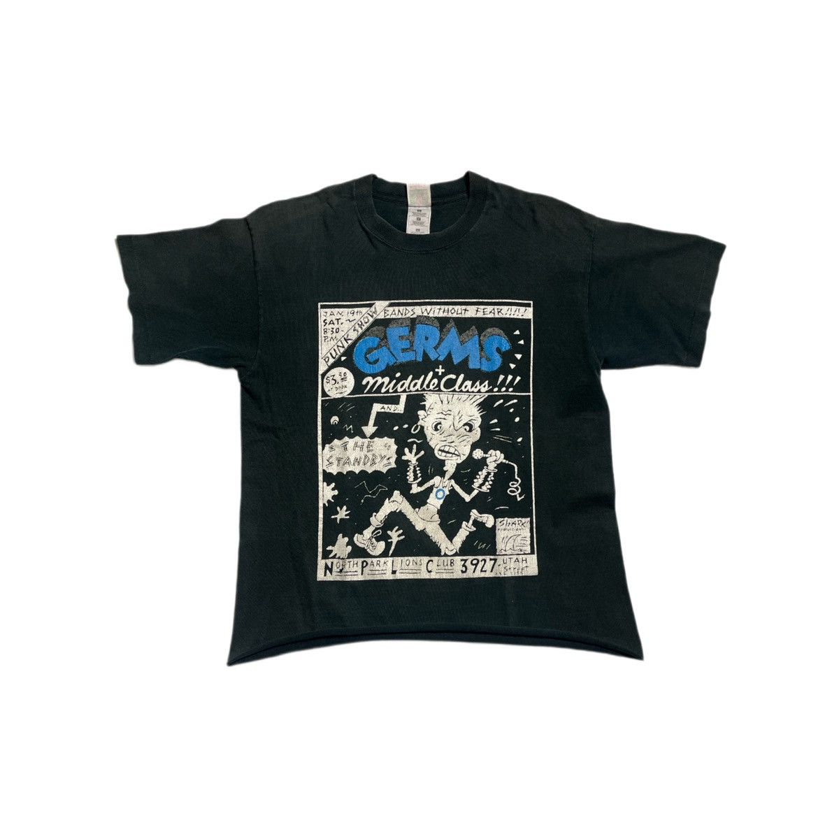Vintage Vintage 90s The Germs Darby Crash Punk Band T-Shirt | Grailed