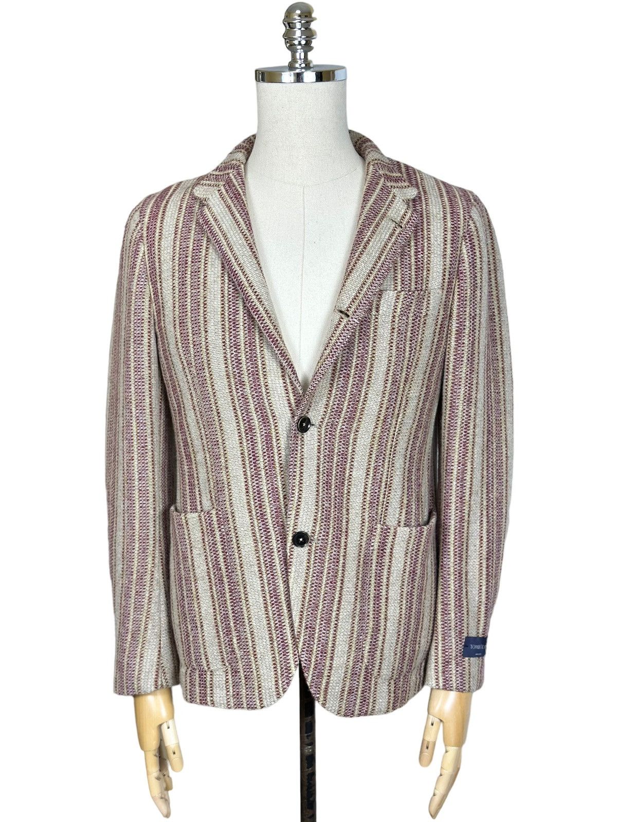 Tombolini Tombolini Dream Striped Wool Nylon Men's Blazer Jacket | Grailed