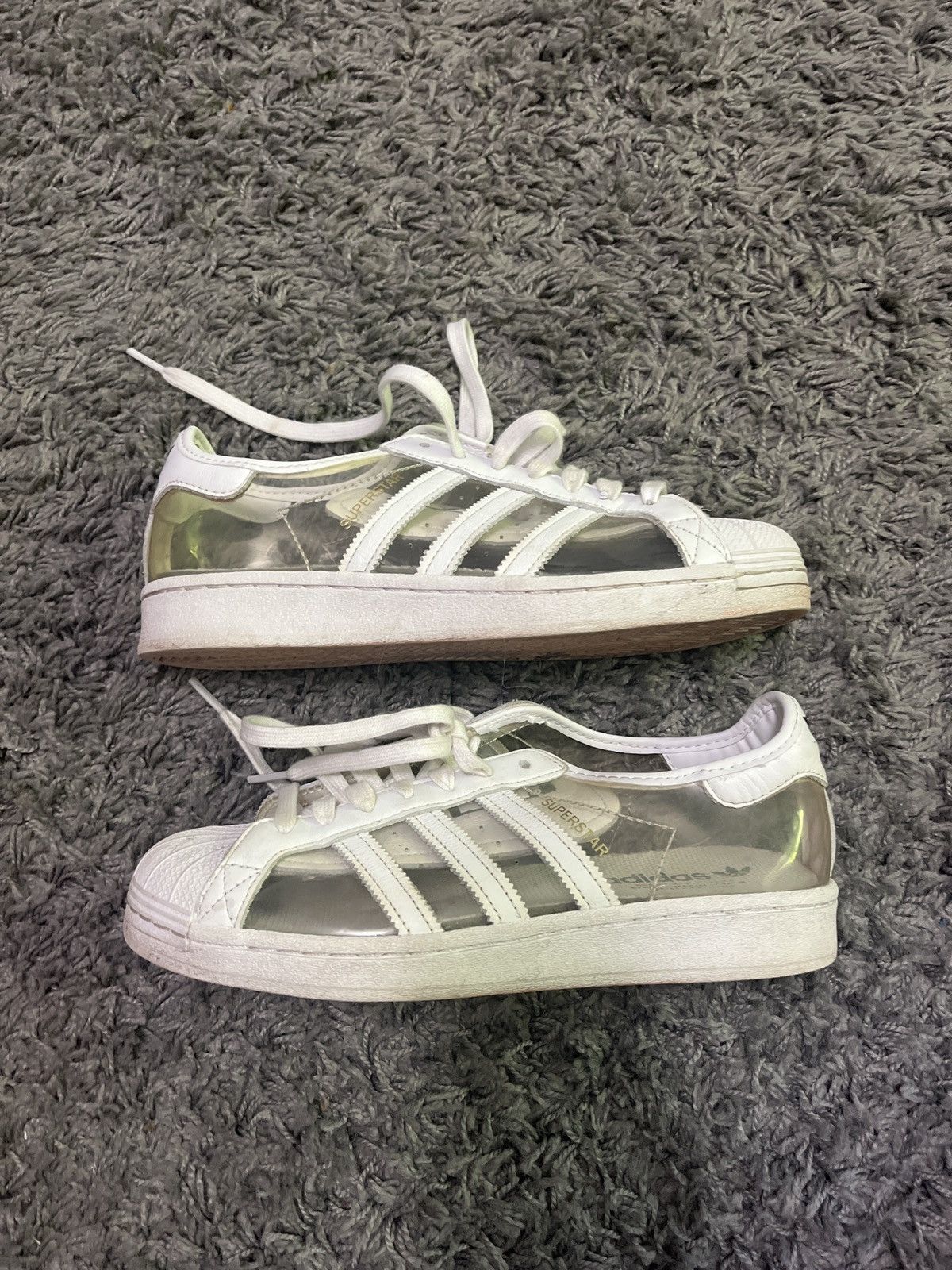 Adidas × Streetwear × Vintage Adidas superstar transparent | Grailed