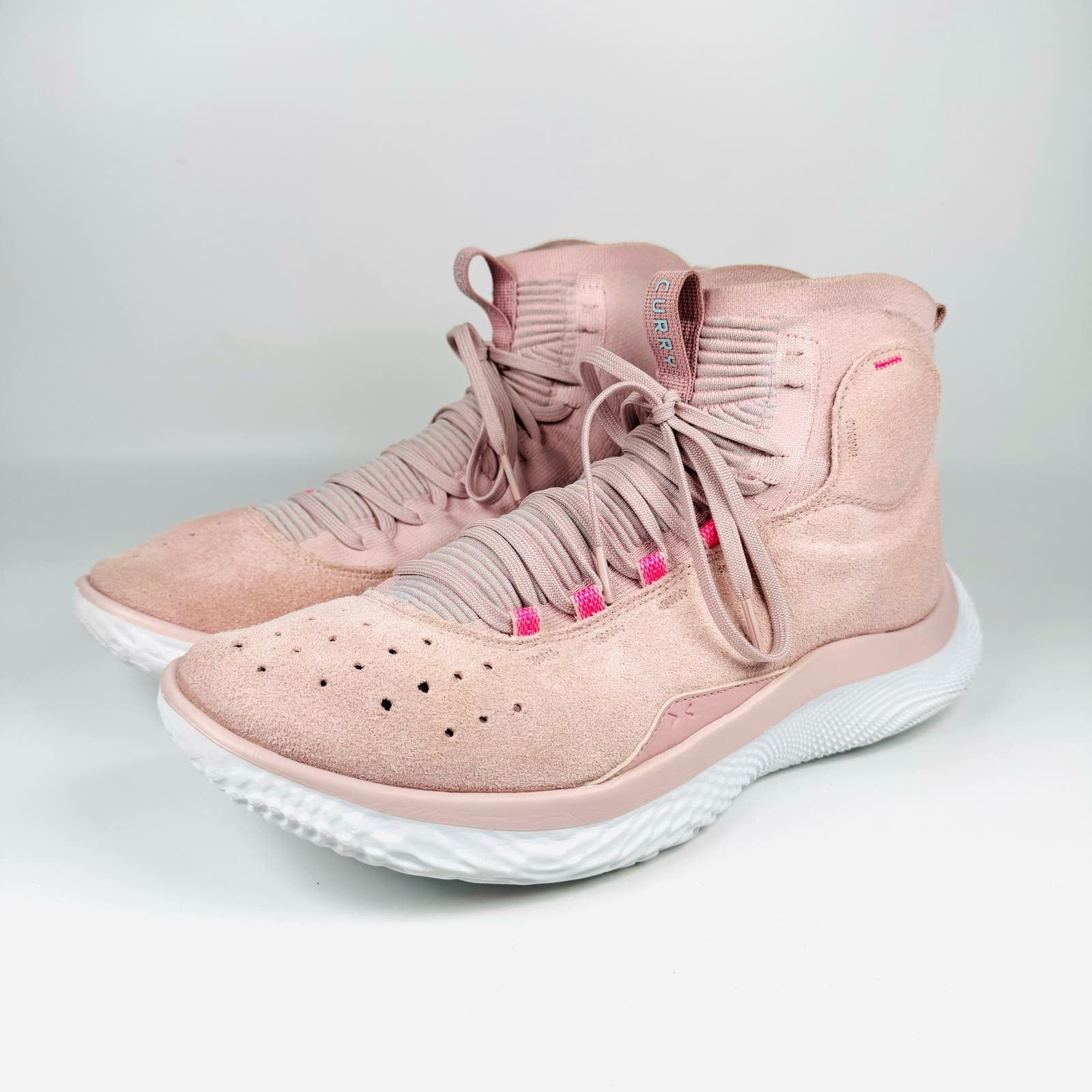 Under Armour Under Armor Steph Curry 4 FloTro Pink Basketball Shoes ...
