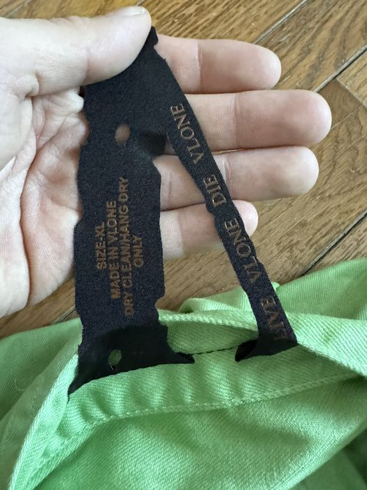 Vlone Vlone Green Stacked denim | Grailed