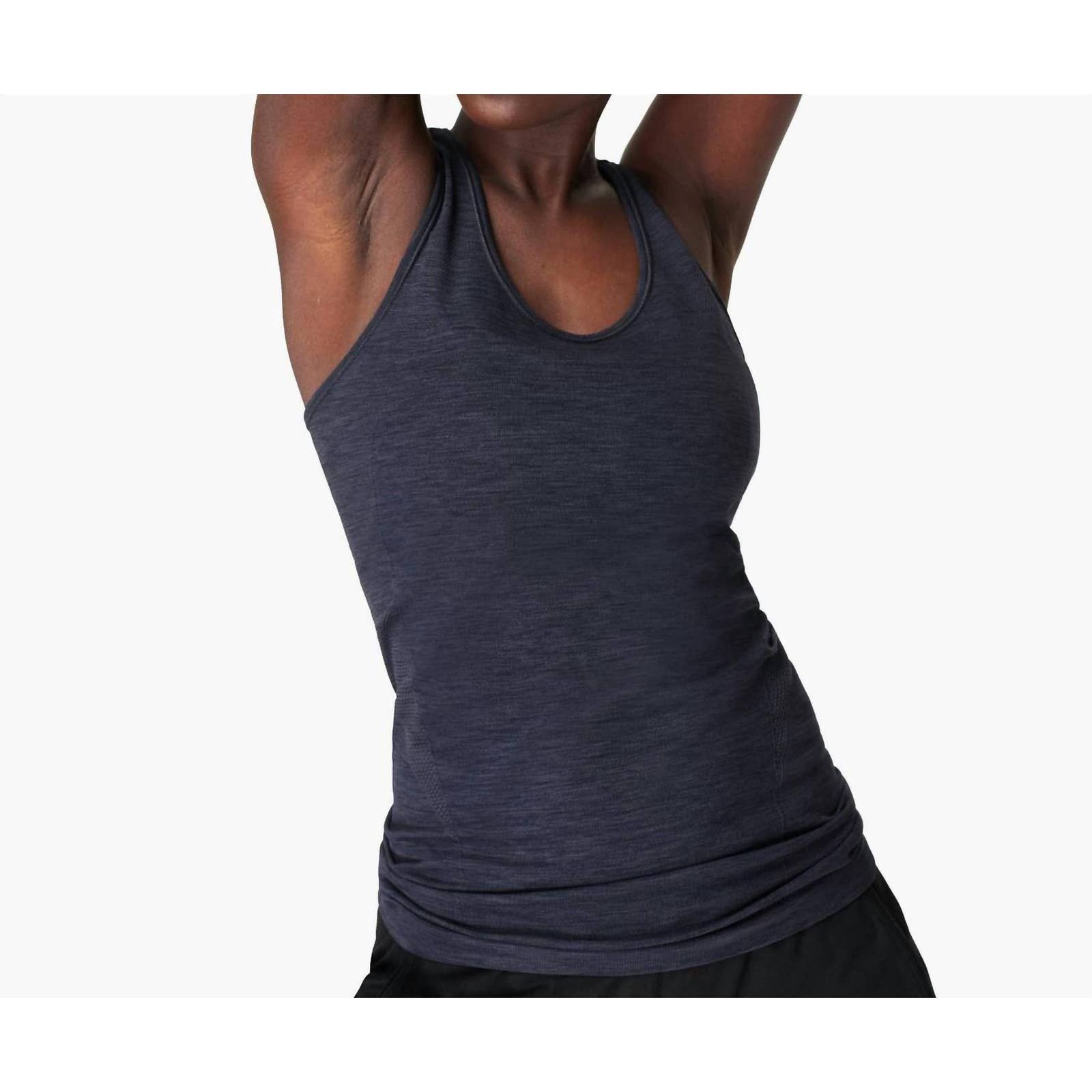 Sweaty Betty Athlete Seamless Workout Tank - Blue - Final Sale In Dark ...
