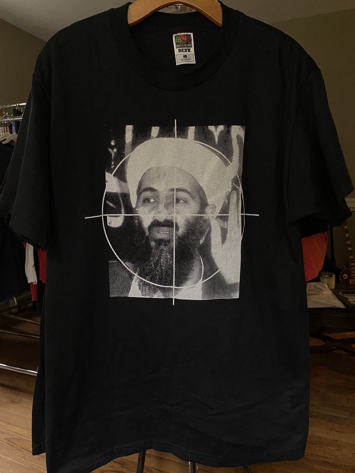 Japanese Brand × Streetwear × Vintage Rare Vintage Osama Bin Laden T ...