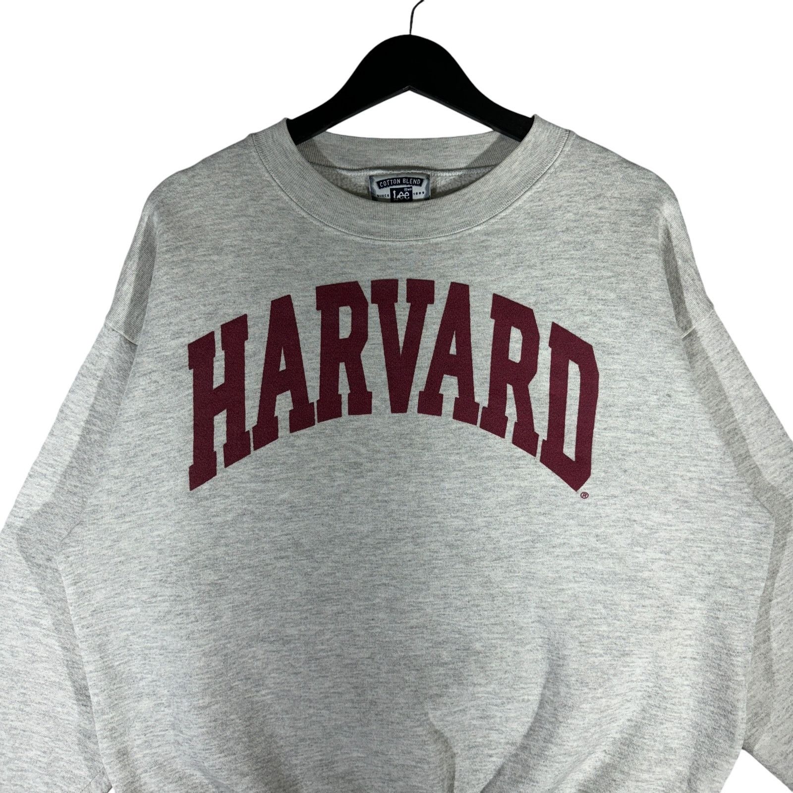 Lee Vintage Harvard University Spellout Crewneck 90s | Grailed