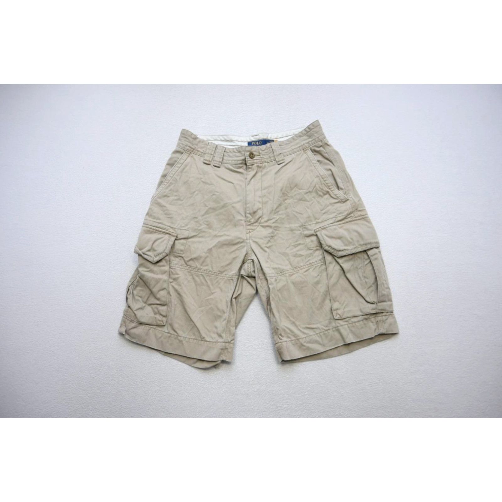 Polo Ralph Lauren Polo Ralph Lauren Cargo Shorts Beige Camp Rugged Work Mens Size 30 | Grailed