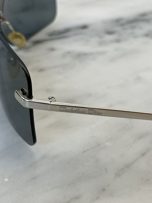 Dior Christian Dior mini motard grey sunglasses shields | Grailed