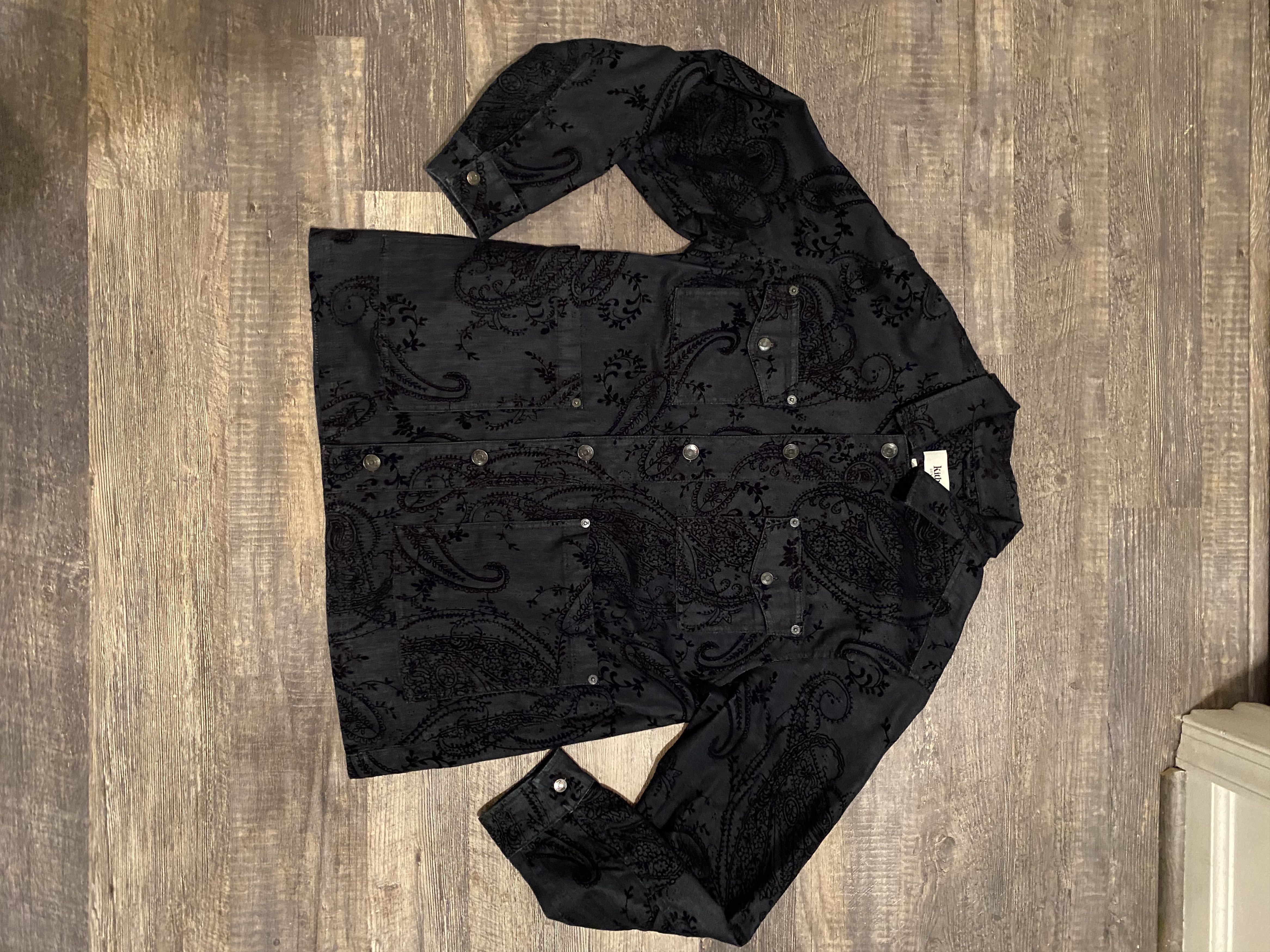 Kith Kith paisley denim jacket | Grailed
