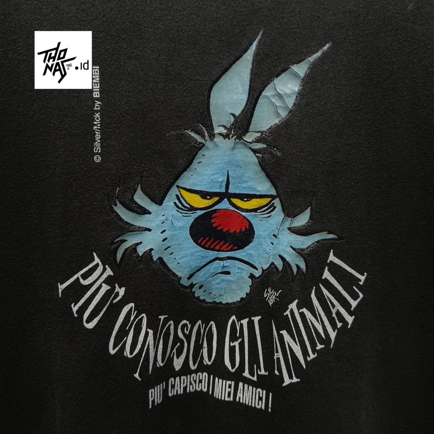 Cartoon Network × Vintage Vintage Lupo Alberto T-shirt Italian Comics ...