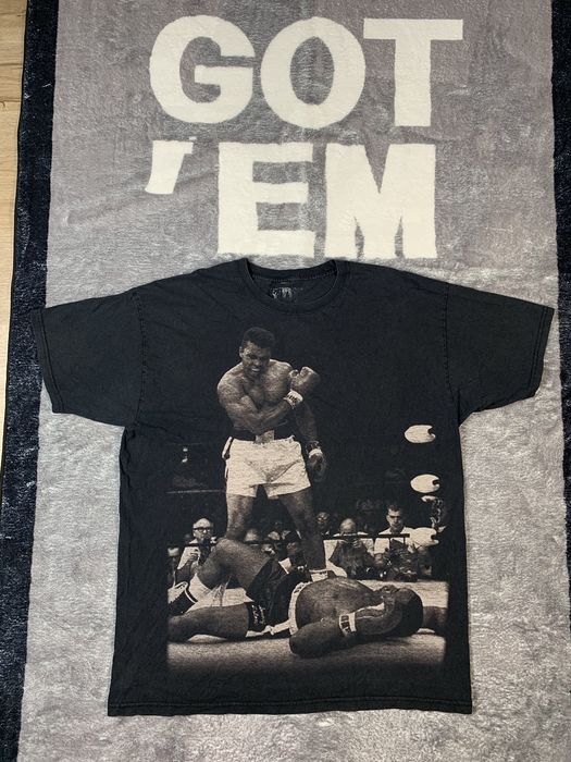 Vintage Vintage Muhammad Ali All Overprint T Shirt Tee Aop 00s Rare ...