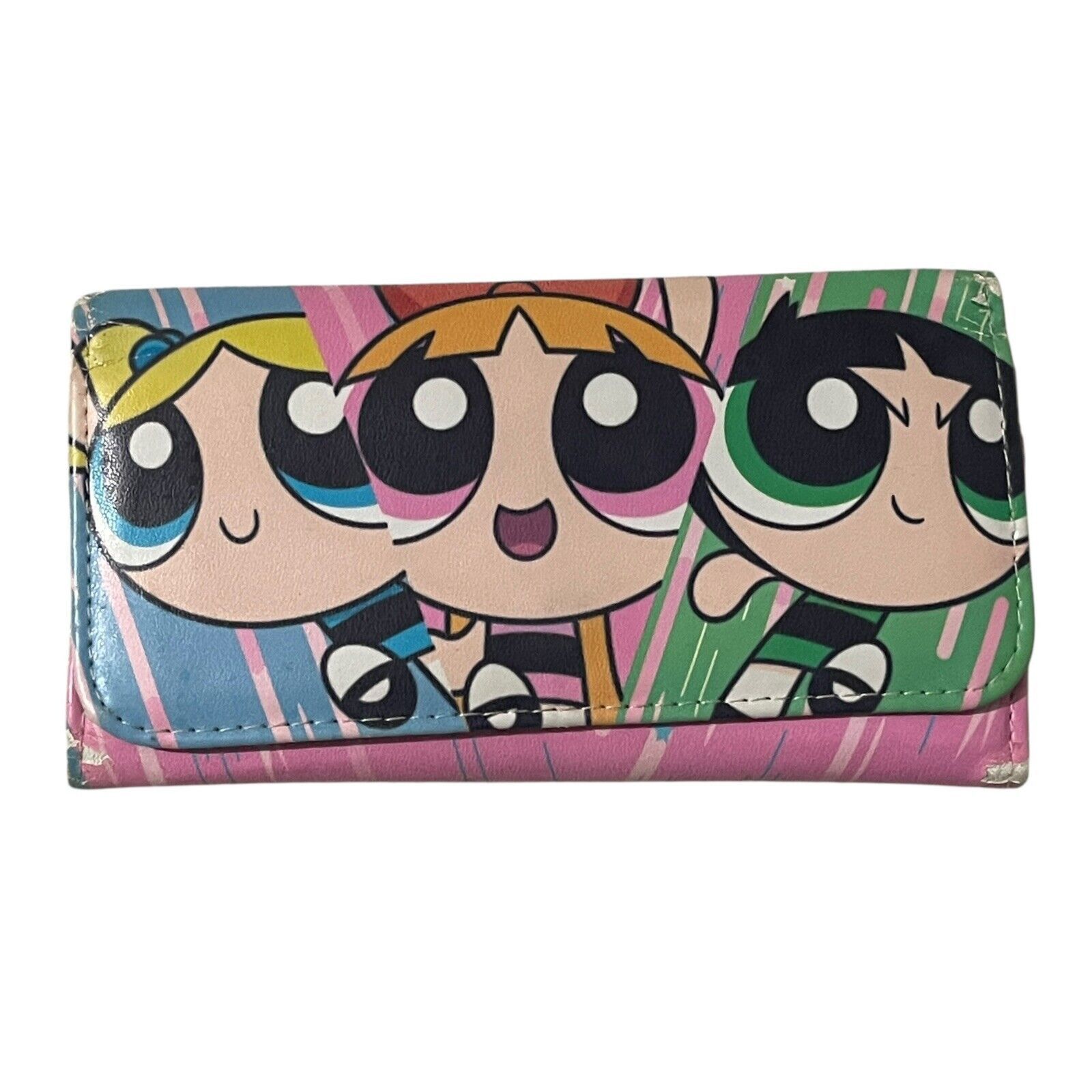 Cartoon Network The Powerpuff Girls Action Pose Long Wallet Snap ...