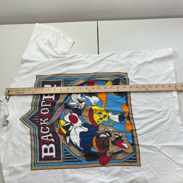 Vintage 90s Looney Tunes Back Off Taz Bugs Bunny T Shirt Tweety Bird ...