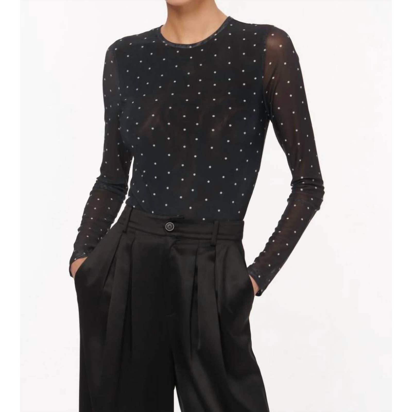 Cami NYC Brooks Bodysuit In Black & White | Grailed