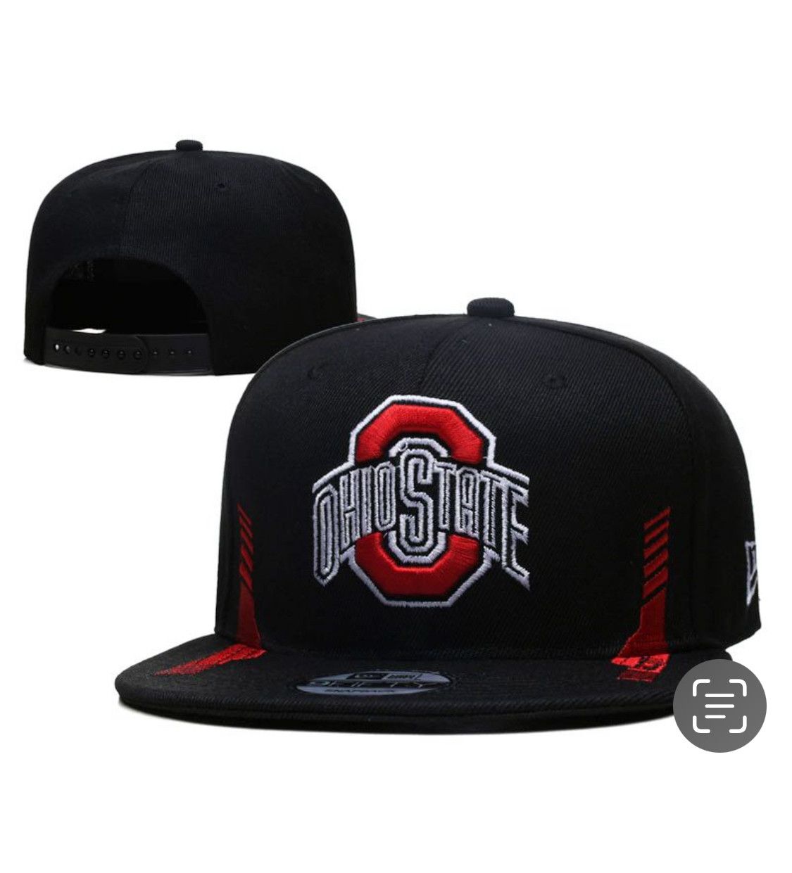 New Era New Era Ohio State Buckeyes Snapback Black Hat | Grailed
