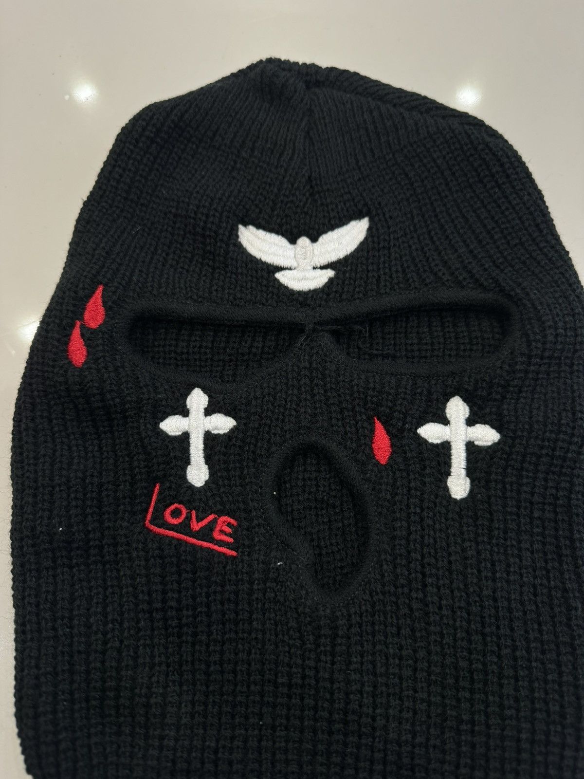Vlone vlone x kodak black ski mask | Grailed