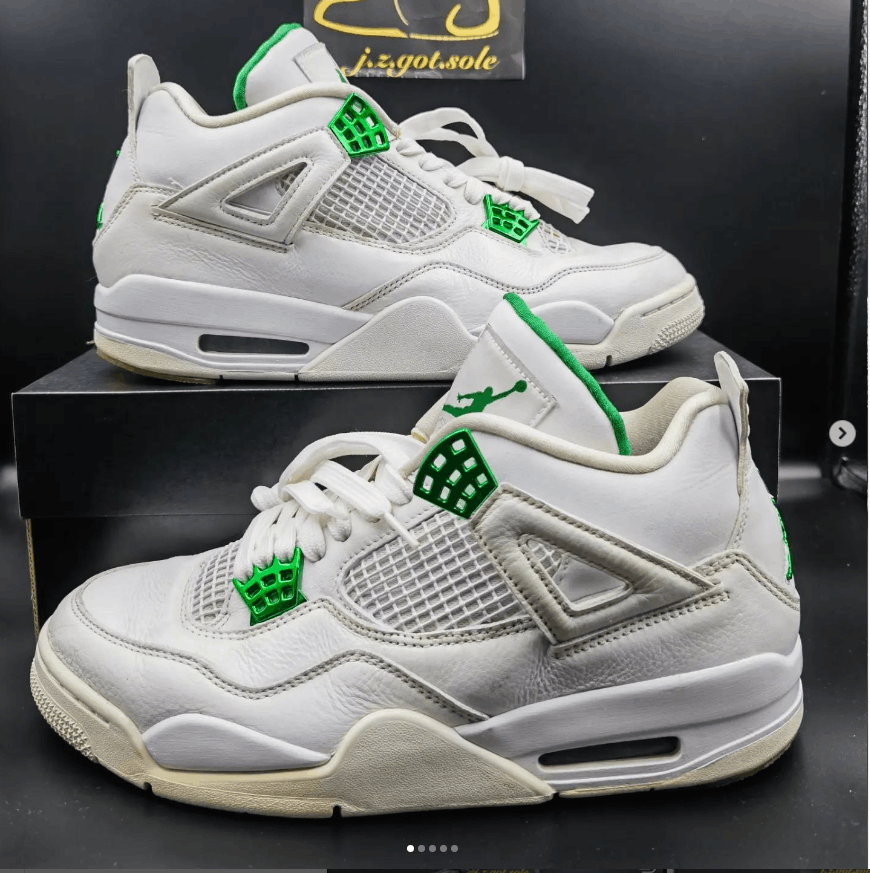 Jordan Brand Jordan 4 Metallic Green | Grailed