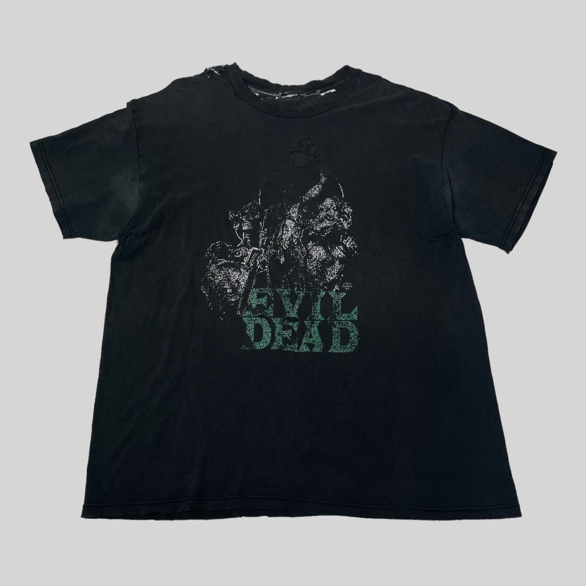 Movie × Vintage Vintage evil dead horror movie thrashed t shirt | Grailed