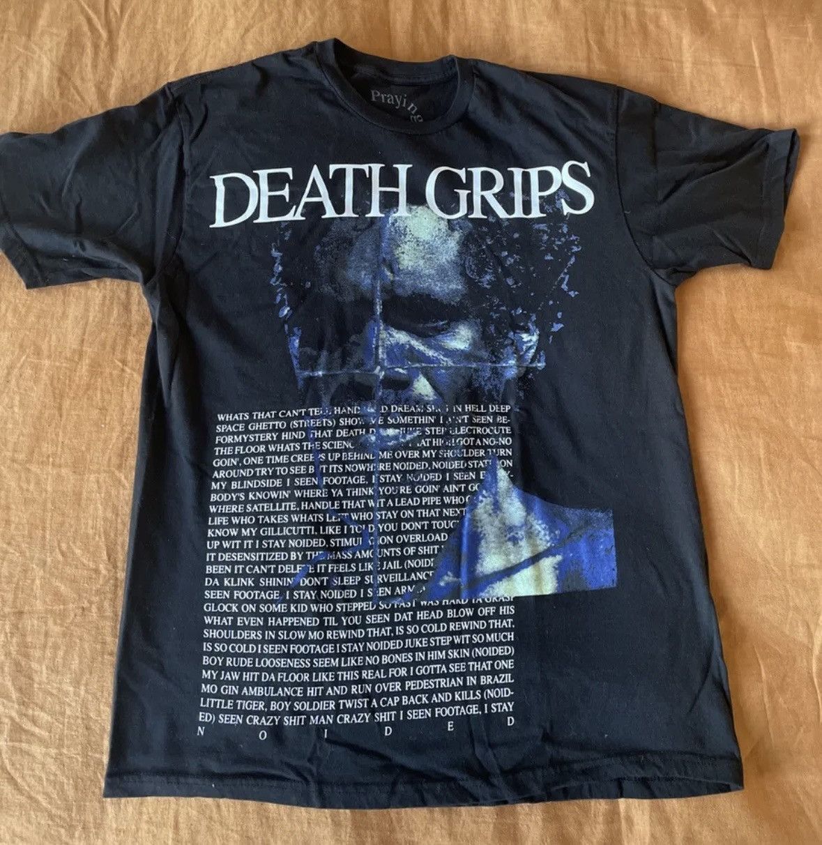 Death Grips Praying Death Grips Double sided size XL Noided Tee | Grailed