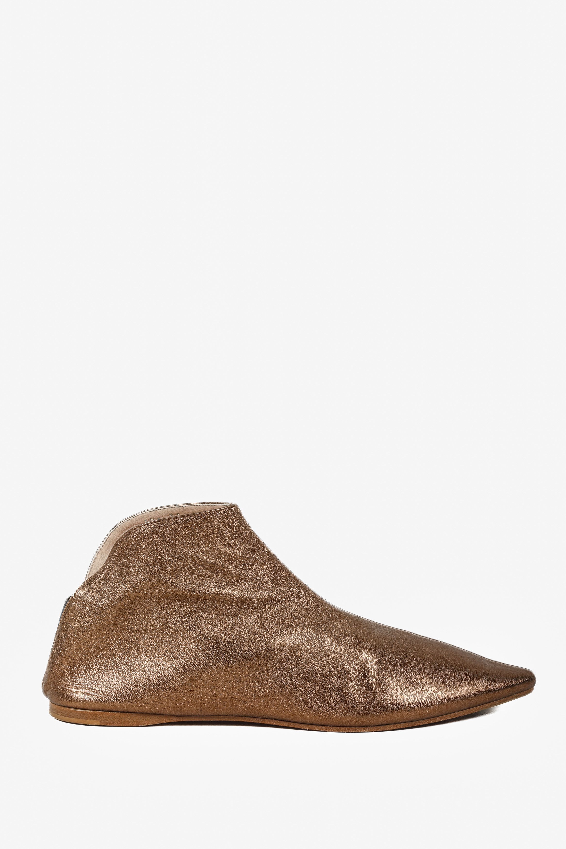 Acne Studios Acne Studios Metallic Bronze Babouche Slippers | Grailed