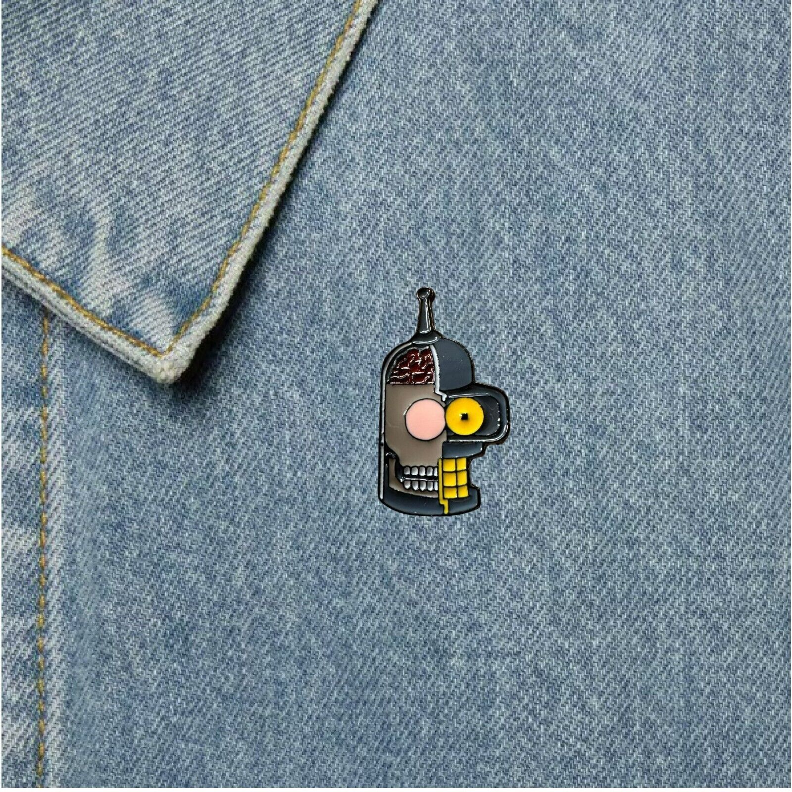 Other ⭐Futurama Bender Half Anatomy Skeleton Brain Cool Cute Head | Grailed