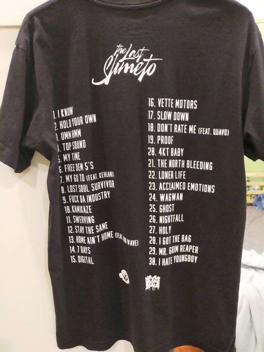 NBA NBA Youngboy Last Slimeto album tour merch | Grailed