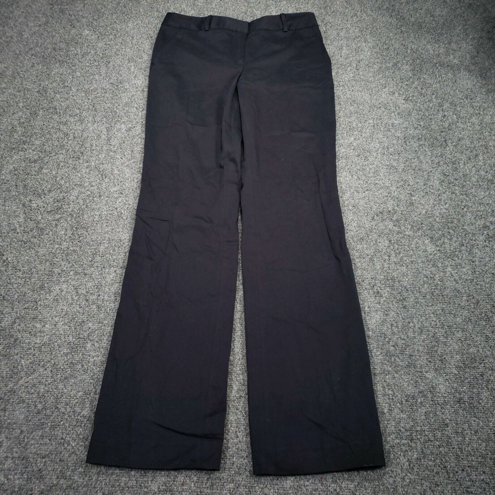 Talbots Talbots Pants Womens 2 Navy Chino Mid-Rise Bootcut Flat Front ...