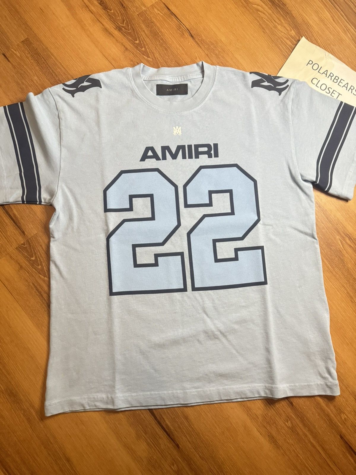 Amiri Amiri 22 Skater Tee Blue | Grailed