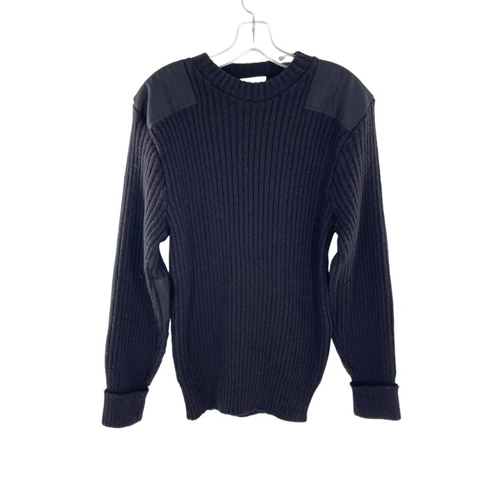 Brigade BRIGADE QUATERMASTERS THE WOOLY PULLY BLACK MILITARY SWEATER ...