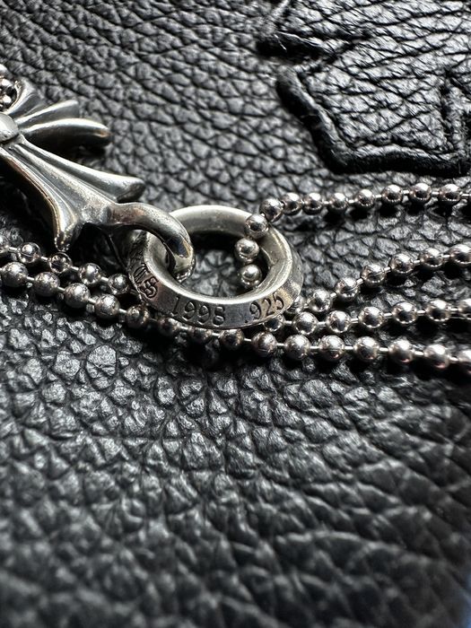 Chrome Hearts Chrome Hearts Tiny Cross Pendant Top + Ball chain | Grailed