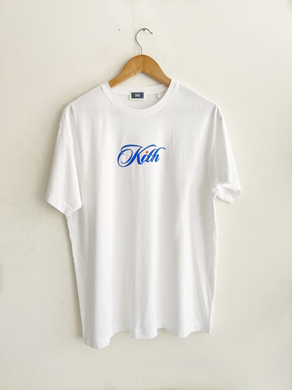 Kith × Streetwear × Vintage Kith Cursive Logo Vintage Tee | Grailed
