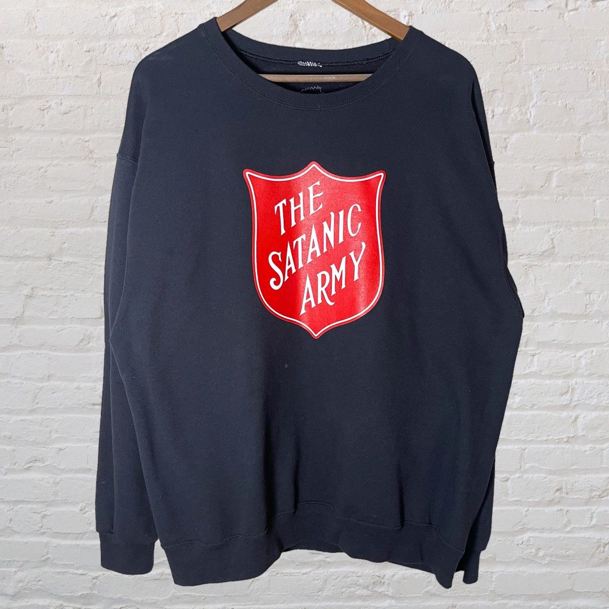 Superrradical Superrradical Satanic Army Crewneck | Grailed