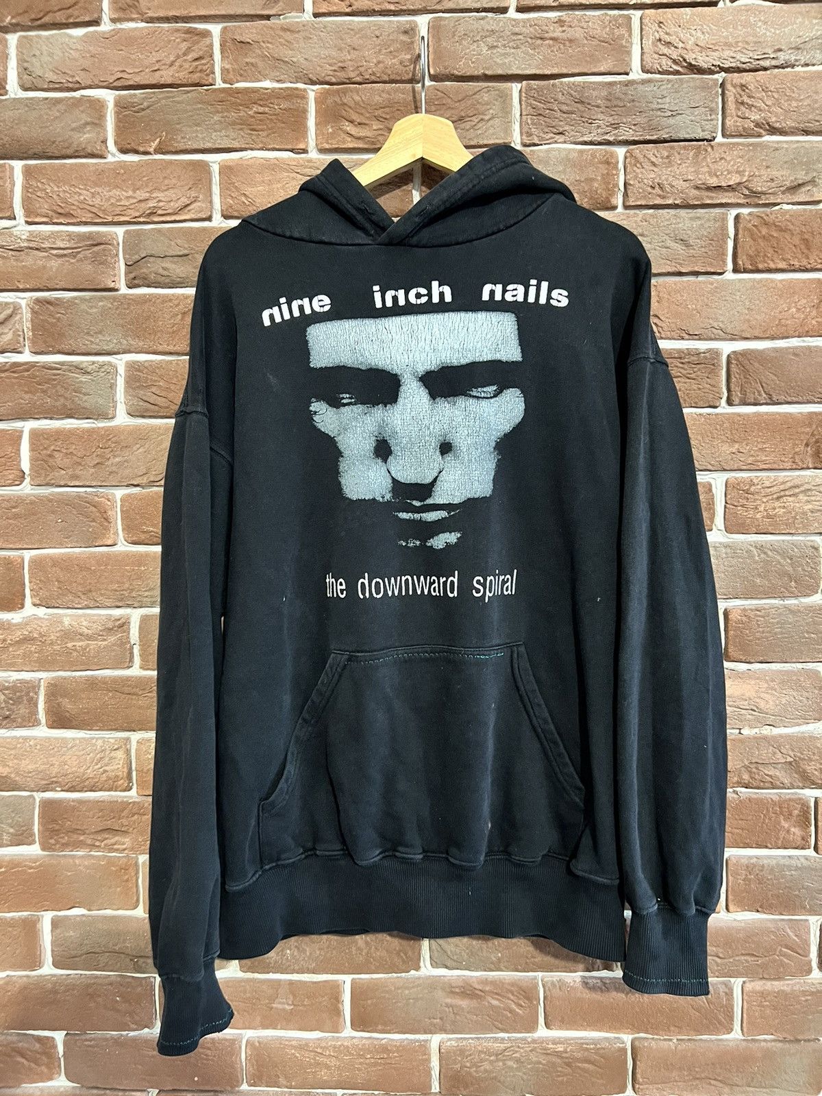 Vintage Rare 90s Vintage Nine Inch Nails ‘The Downward Spiral Hoodie ...