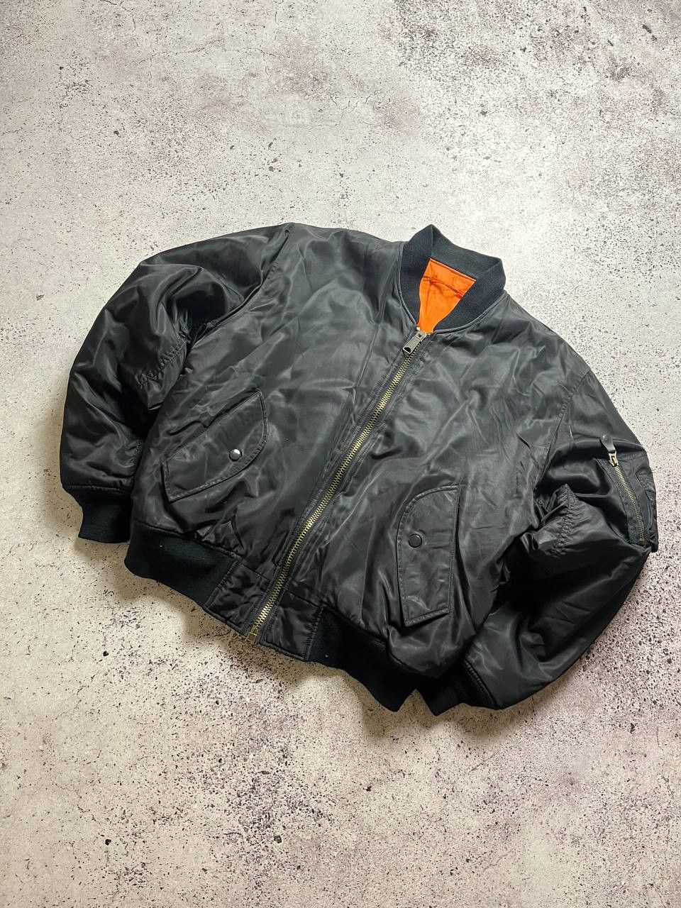 Bomber Jacket × Vintage MA-1 Bomber Jacket Made in USA Y2K Style | Grailed