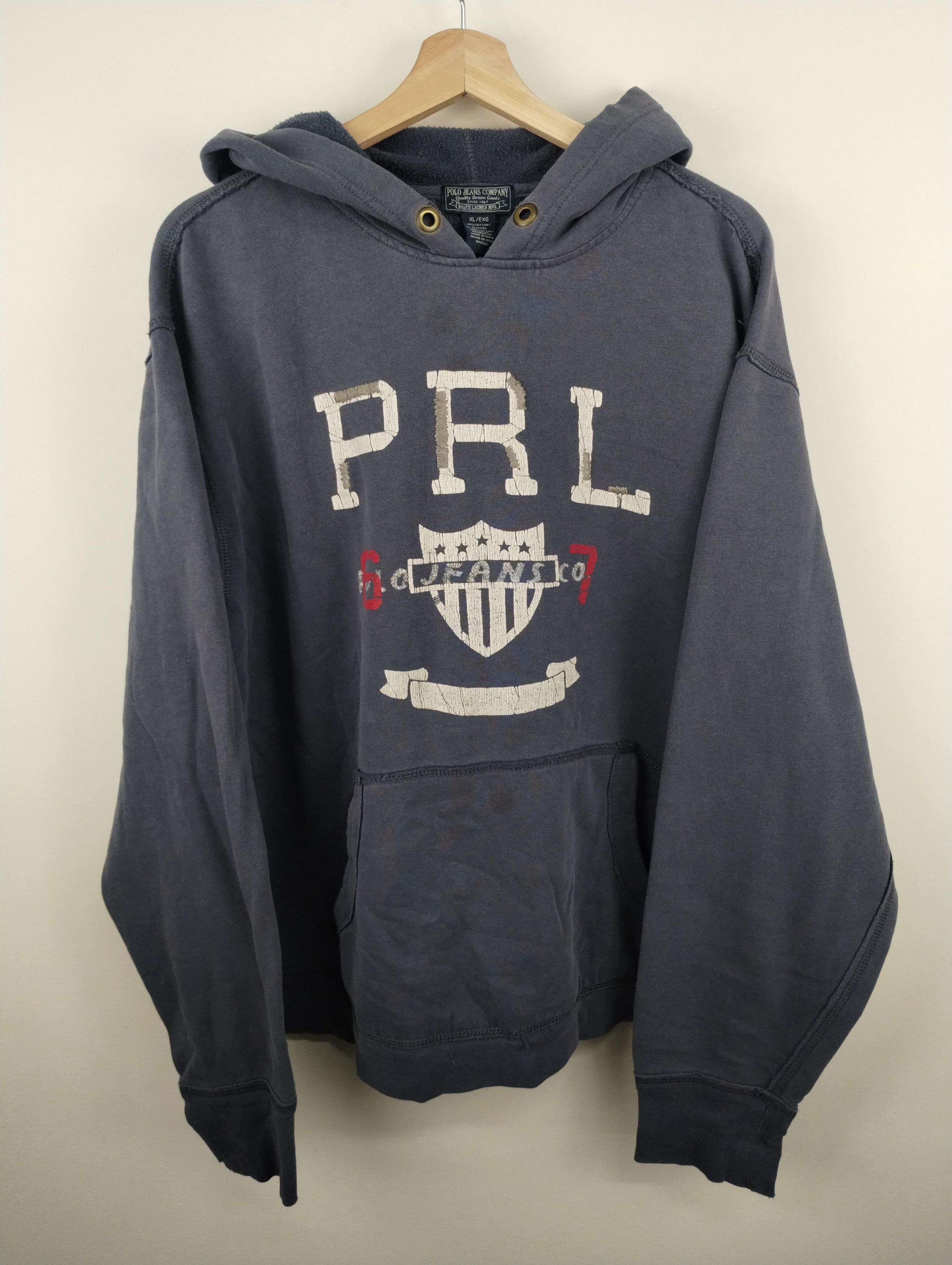 Polo Ralph Lauren × Vintage Vintage Polo RL Shield Logo Hoodie ...