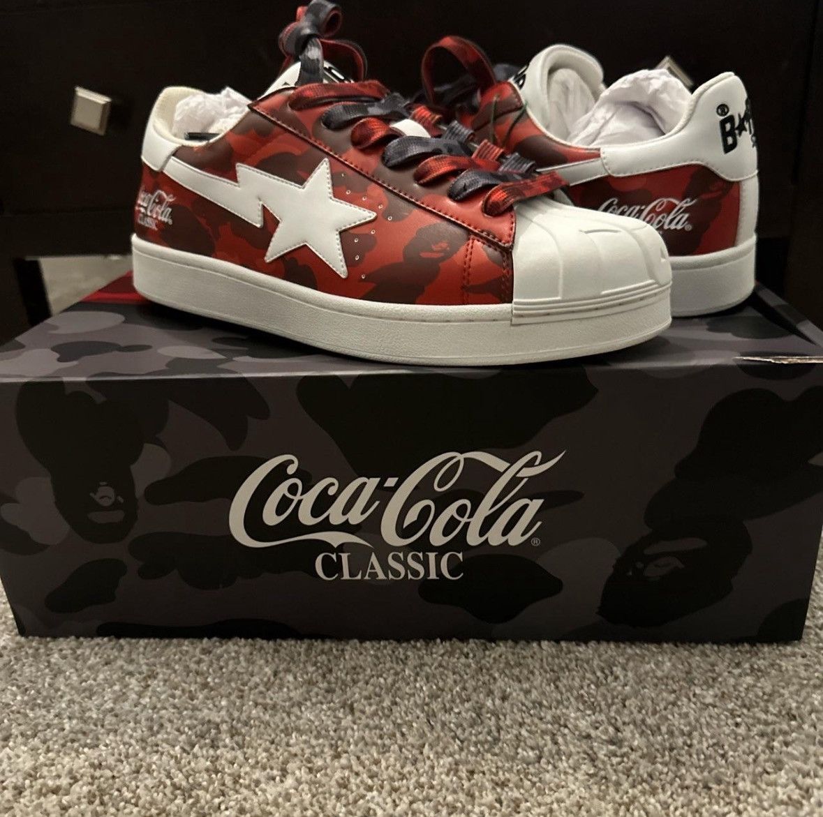 Bape × Coca Cola Bape x Coca Cola Skullsta | Grailed