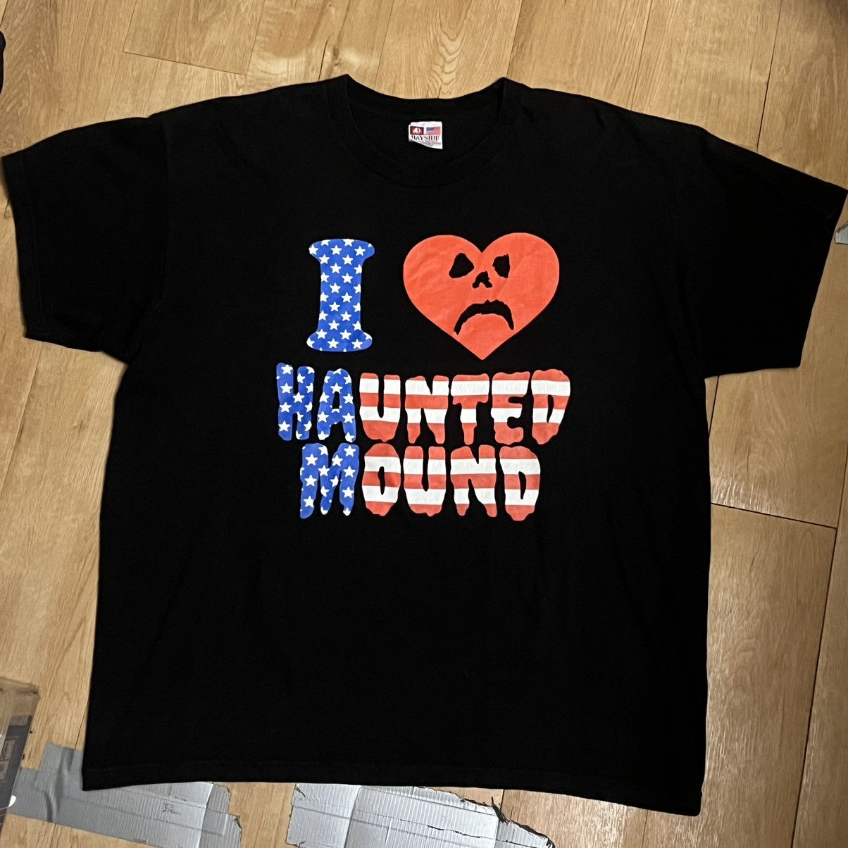 Haunted Mound haunted mound American flag shirt | Grailed