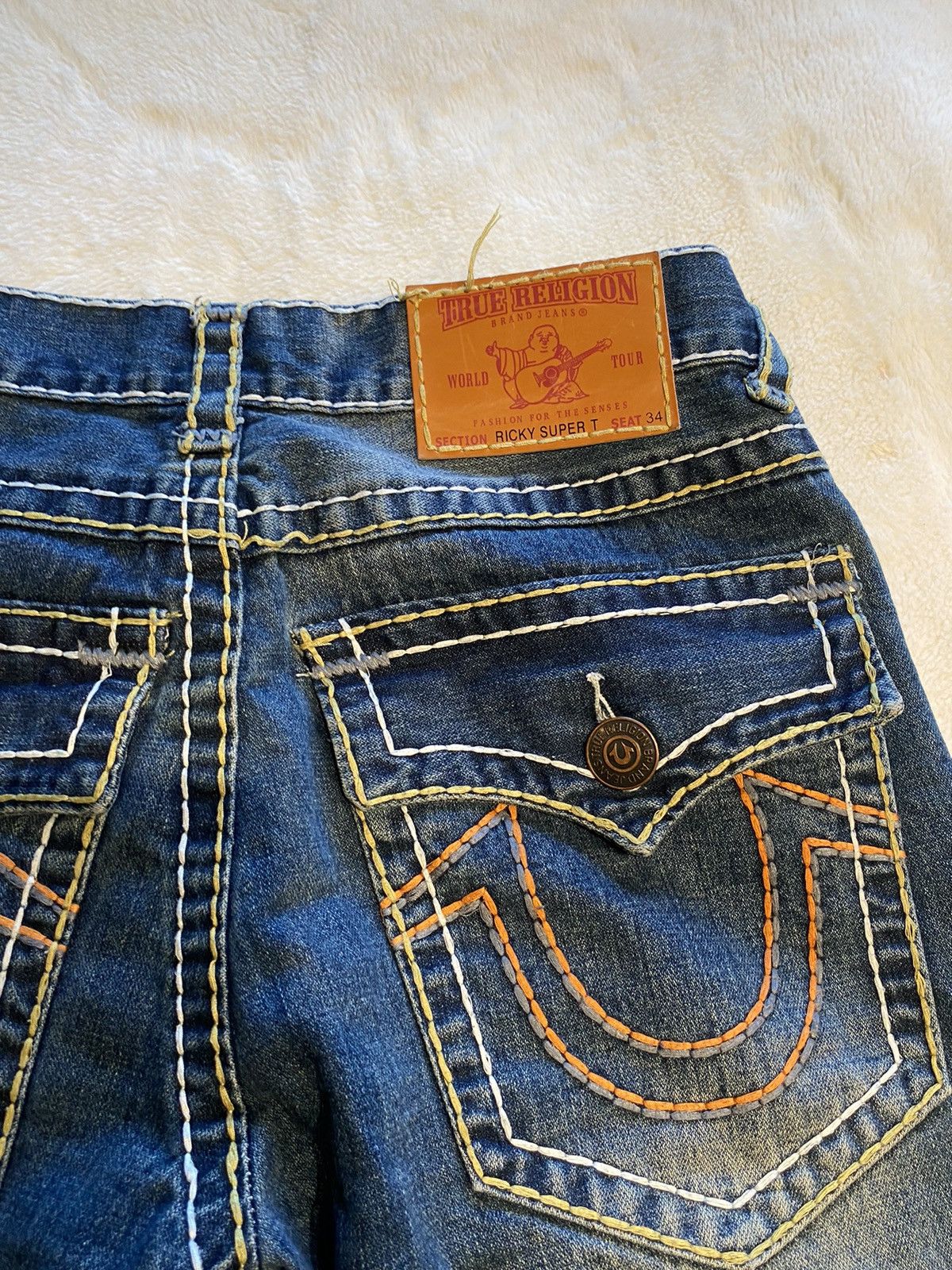 True Religion True Religion Mens Ricky Super T Jeans Rope Stitch | Grailed