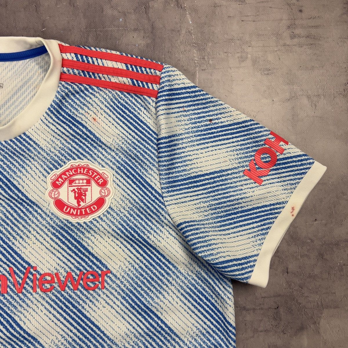 Adidas Rare! Manchester United Adidas Soccer Jersey Shirt Away | Grailed