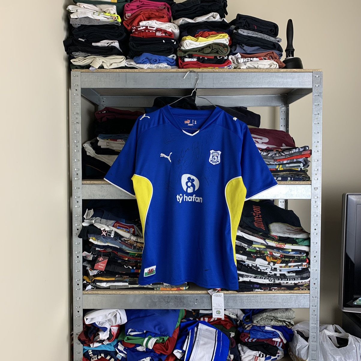 Puma × Soccer Jersey × Vintage Rare! Vintage Cardiff City Puma Soccer ...