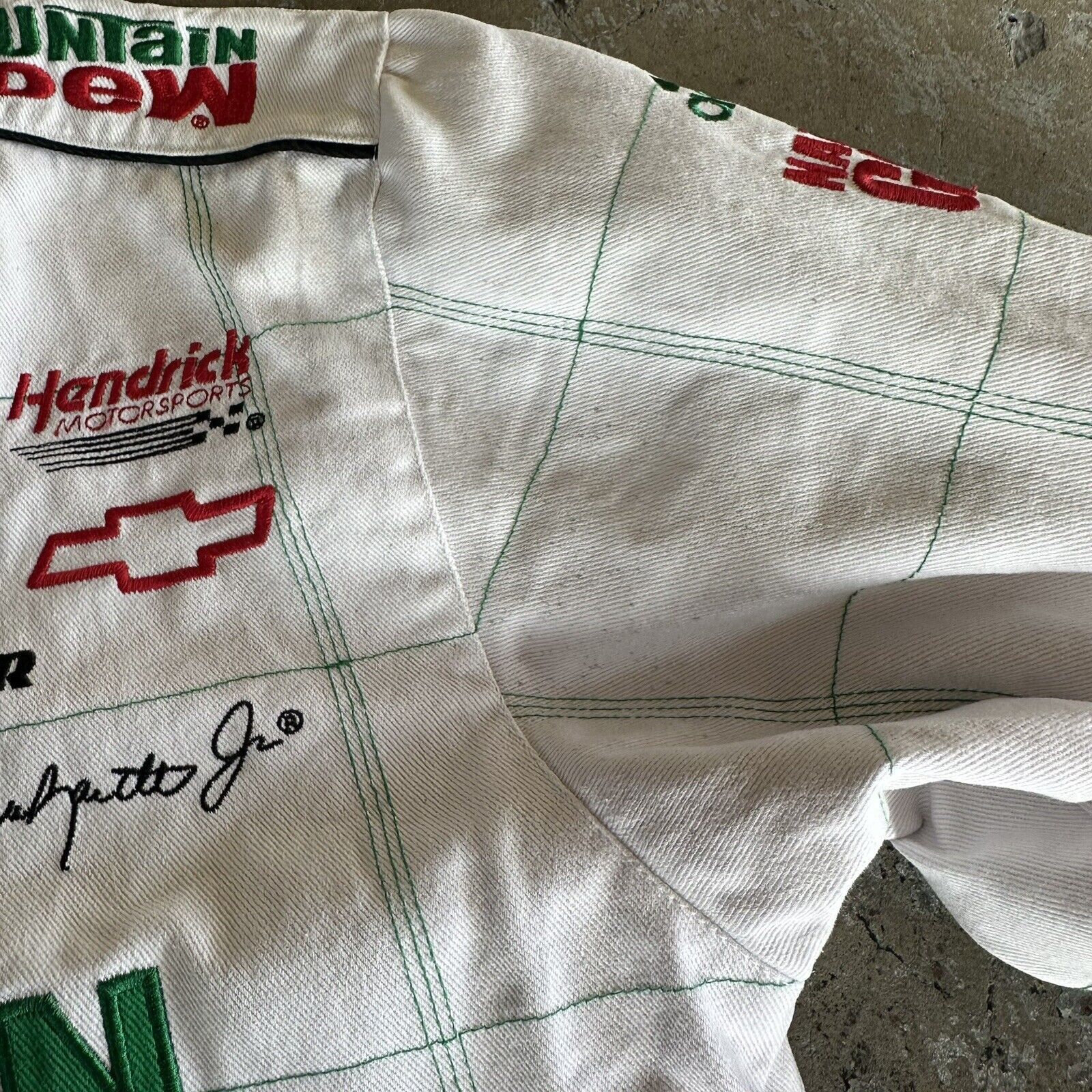 Adidas Vintage Dale Earnhardt Jr. Mountain Dew Racing Jacket Medium ...
