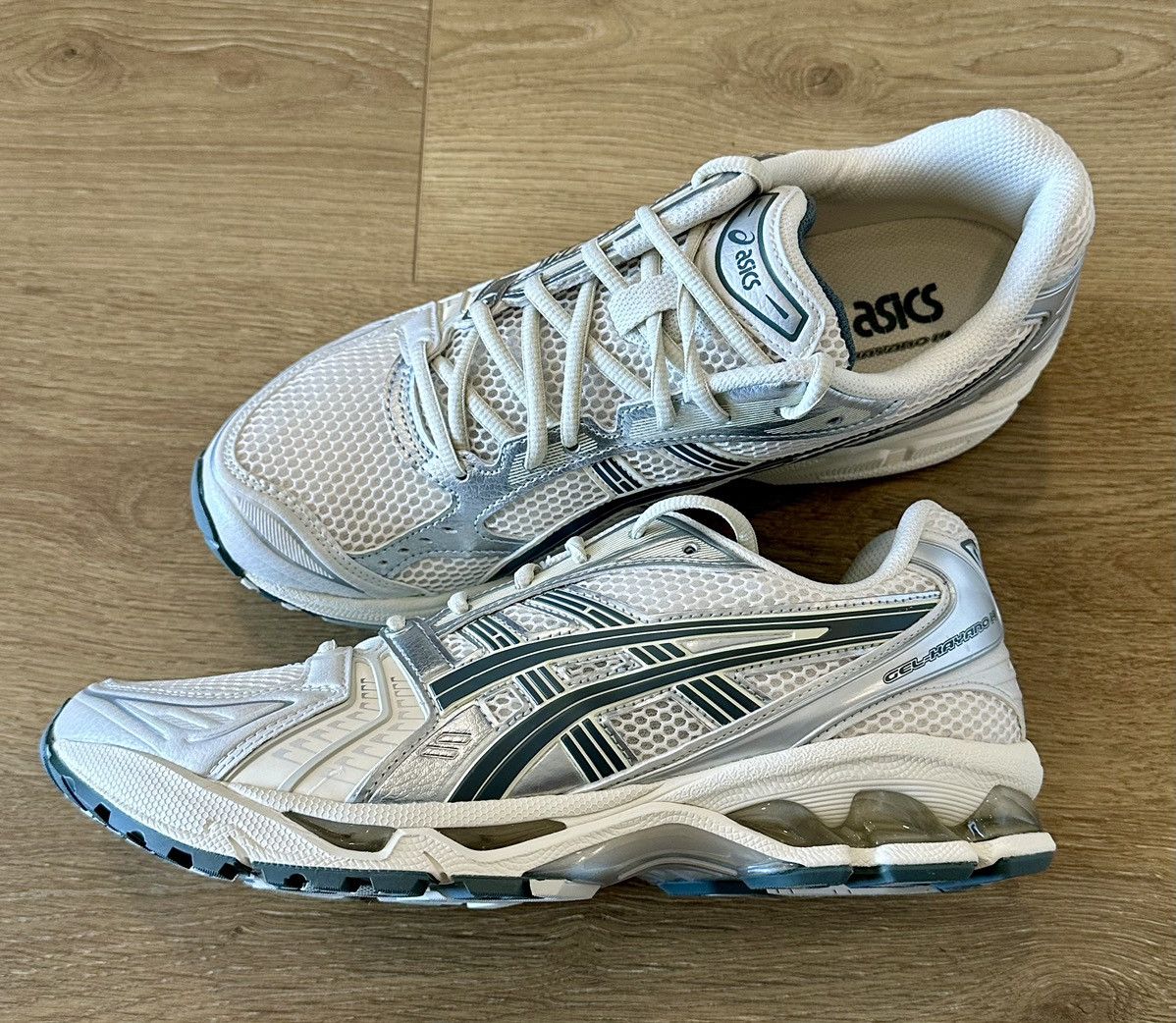 Asics ASICS Gel-Kayano 14 Birch Dark Pewter Silver 1201A019-200 | Grailed