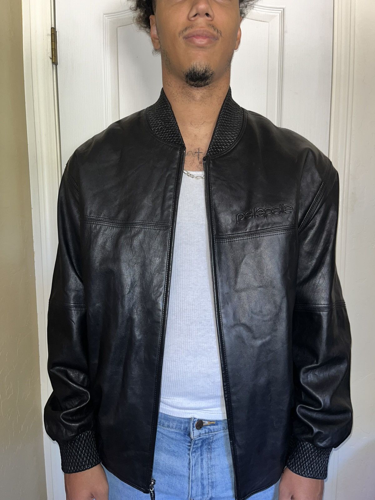 Pelle Pelle Leather PELLE PELLE Bomber jacket | Grailed