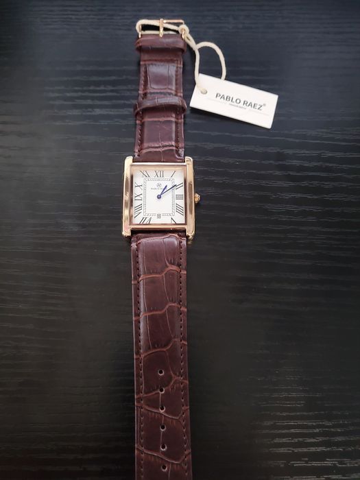 Watch 🔥NEW IN BOX Pablo Raez 40mm Rose Gold Men's Tank Watch | Grailed