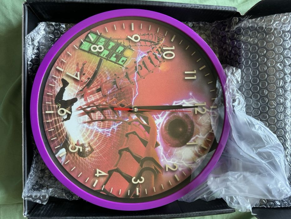 Travis Scott Astroworld wall clock | Grailed